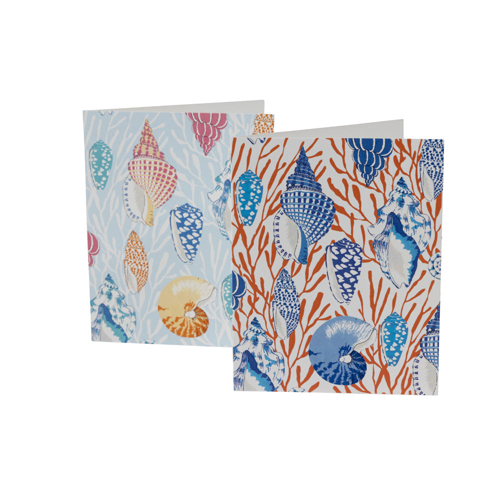 Shell Toile Asst A Size Notes 10-In – Caspari UK