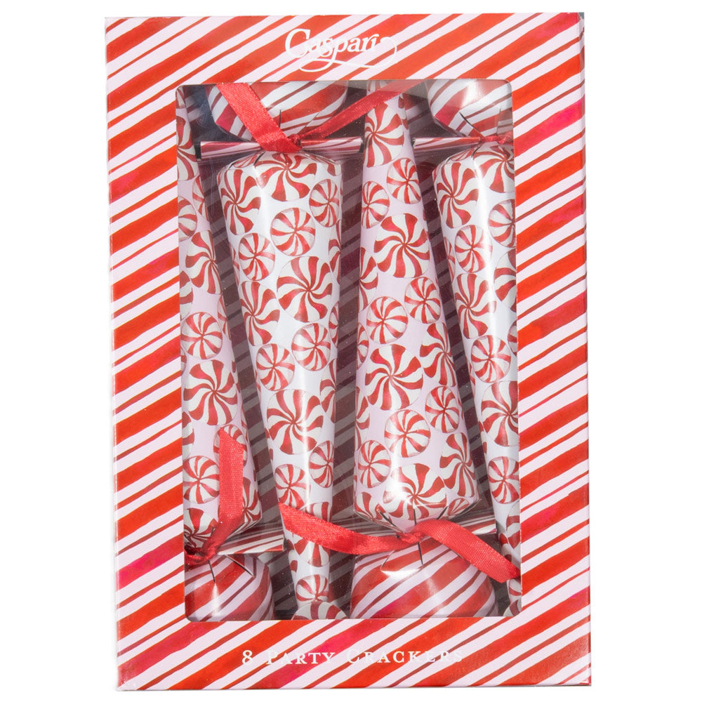 Peppermint 10" Luxury Cone Crackers - 8 per box – Caspari UK