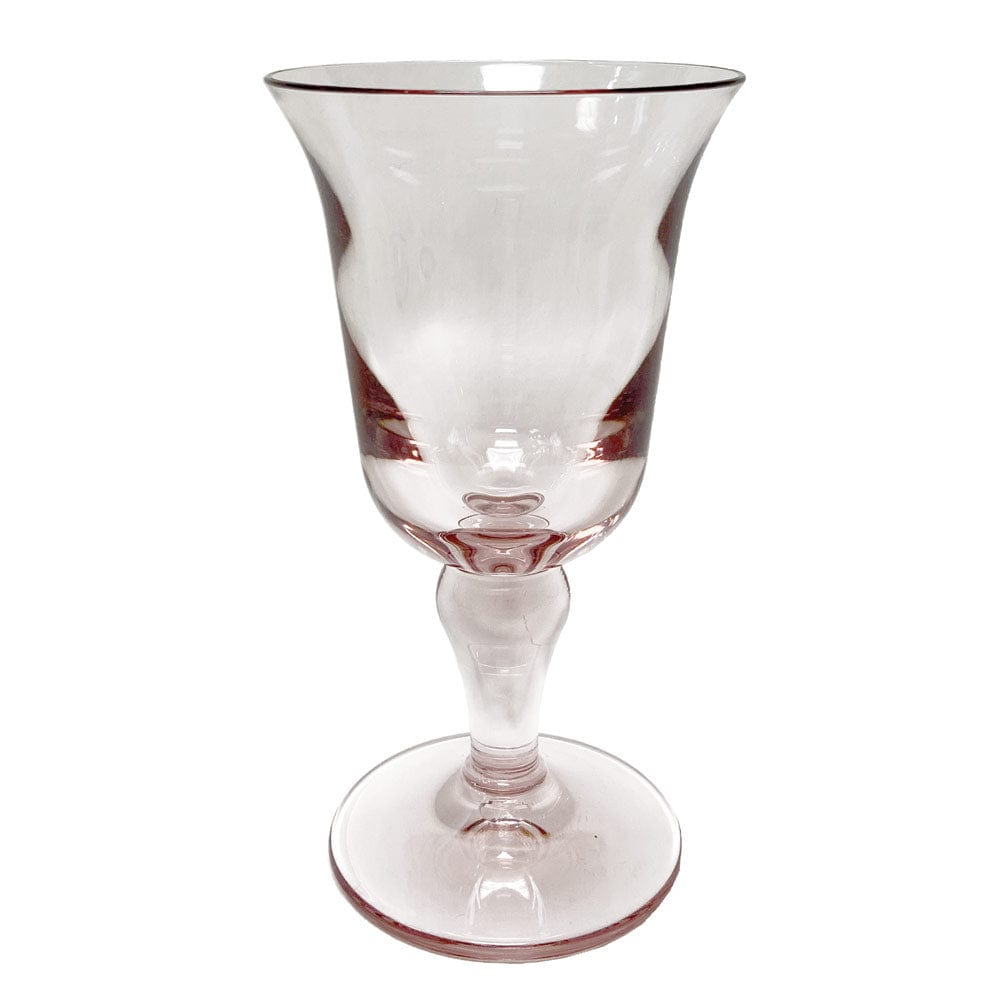 Acrylic Flared Light Rose Water Glass - 1 Water Glass – Caspari UK