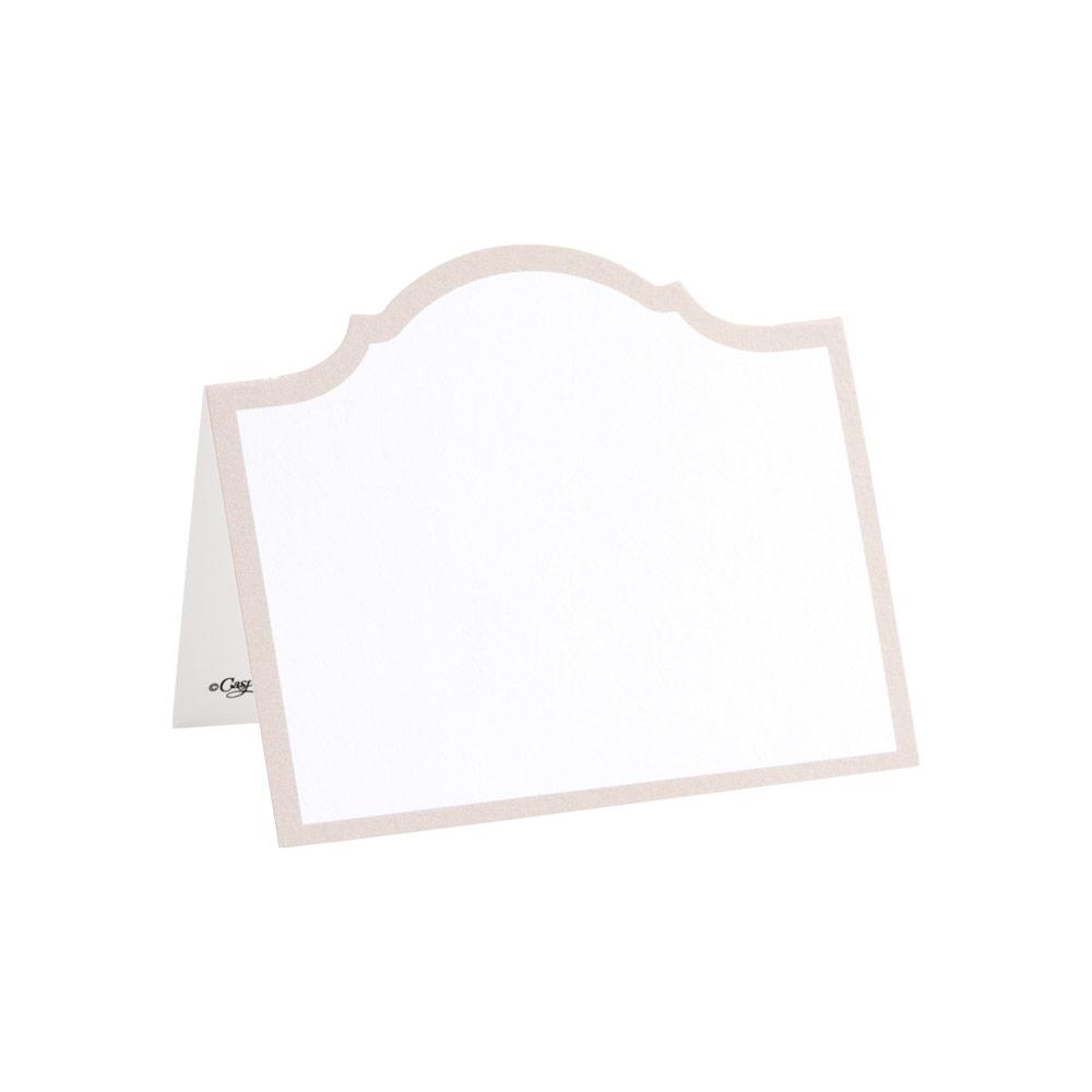 Arch Die-Cut Place Cards in Flax - 8 Per Package – Caspari UK
